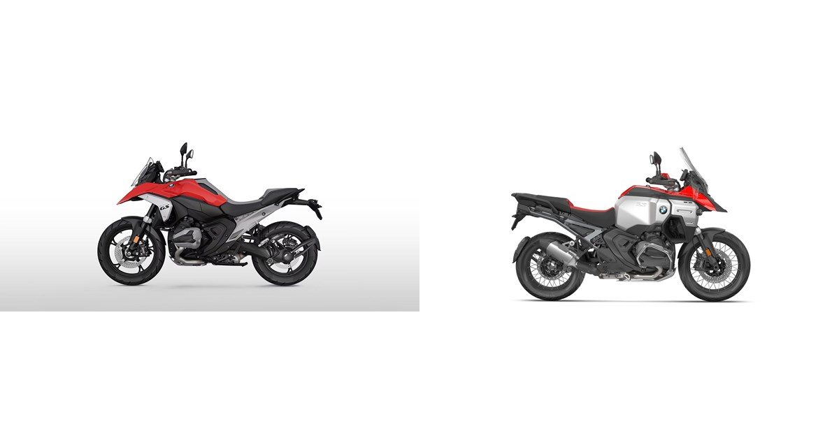 Motorrad Vergleich BMW R 1300 GS 2026 vs. BMW R 1300 GS Adventure 2024