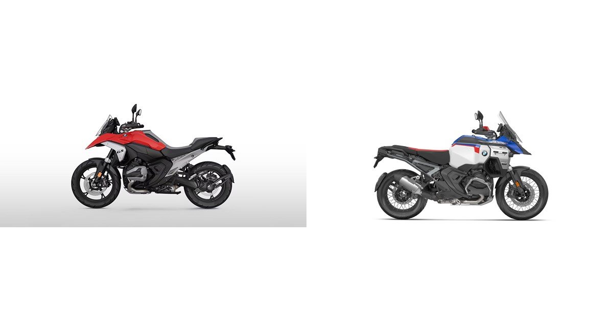 Motorrad Vergleich BMW R 1300 GS 2026 vs. BMW R 1300 GS Adventure 2026