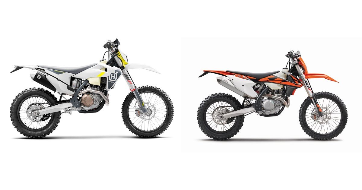 Husqvarna FE 450 2022 vs KTM 500 EXC-F 2018