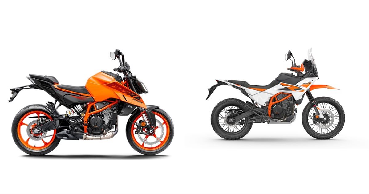 KTM 390 Duke 2025 vs KTM 390 Adventure R 2025