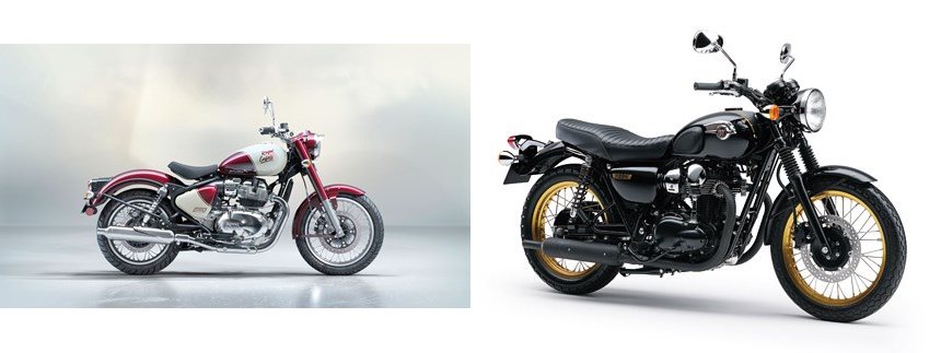 Royal Enfield Classic 650 2025 vs Kawasaki W800 2012