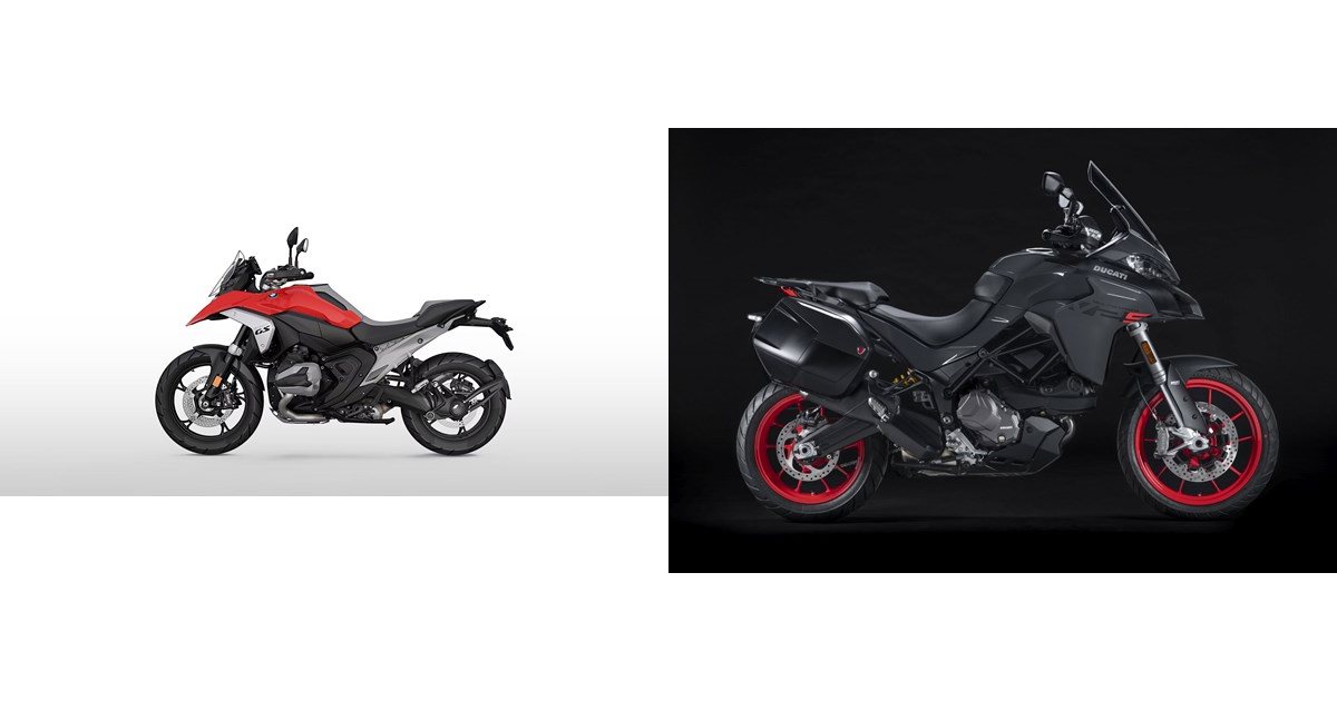 Motorrad Vergleich BMW R 1300 GS 2026 vs. Ducati Multistrada V2 S 2022