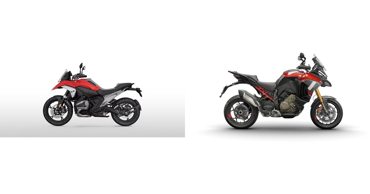 Motorrad Vergleich BMW R 1300 GS 2026 vs. Ducati Multistrada V4 Pikes ...