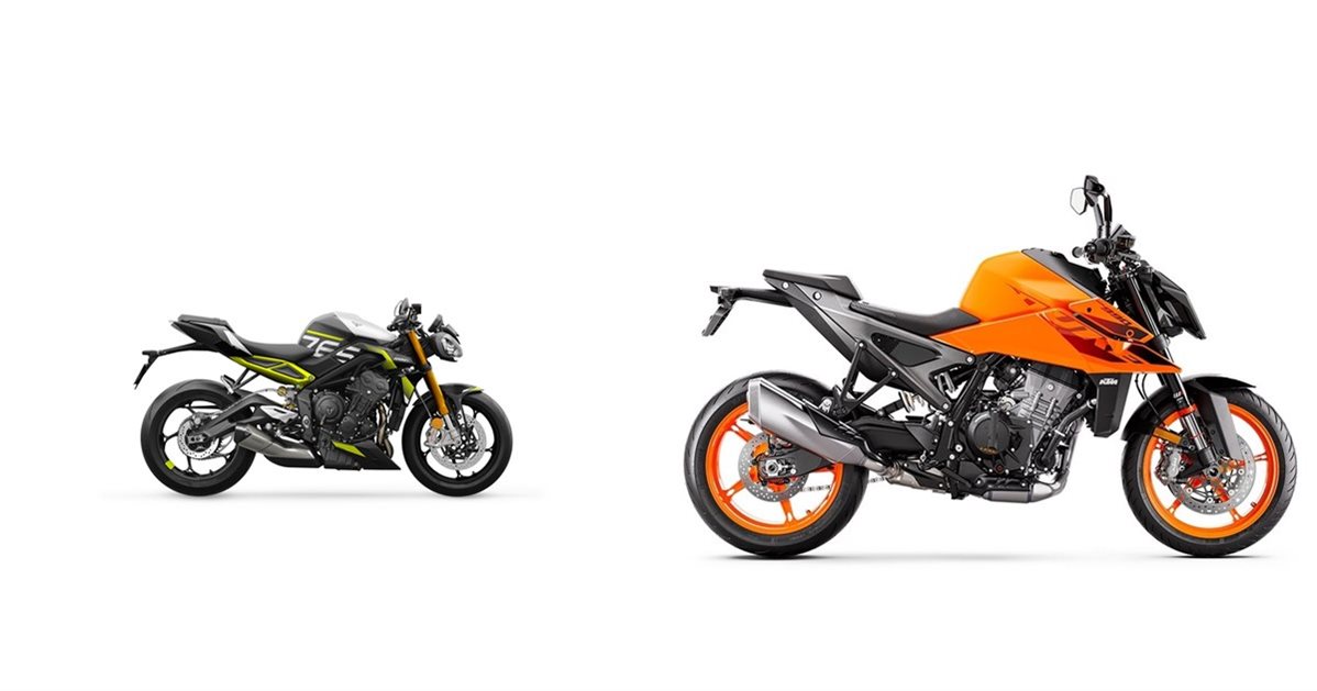 Triumph Street Triple 765 Moto2 Edition 2026 vs KTM 990 Duke 2024