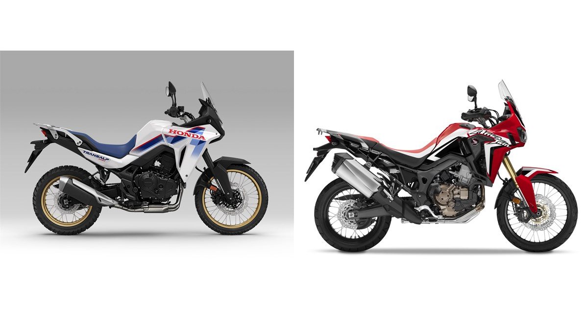 Motorrad Vergleich Honda XL750 Transalp 2026 vs. Honda CRF1000L Africa ...