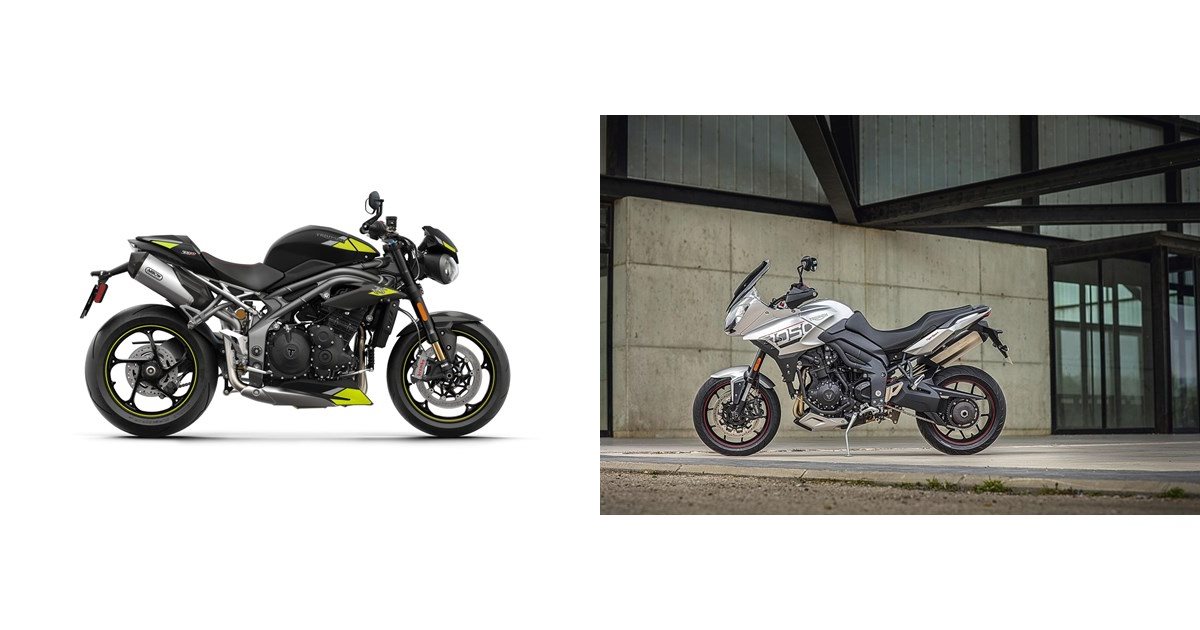 Triumph Speed Triple RS 2019 vs Triumph Tiger Sport 2019
