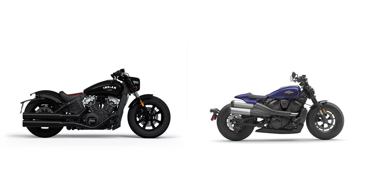 Indian Scout Bobber 2024 vs Harley-Davidson Sportster S RH1250S 2025