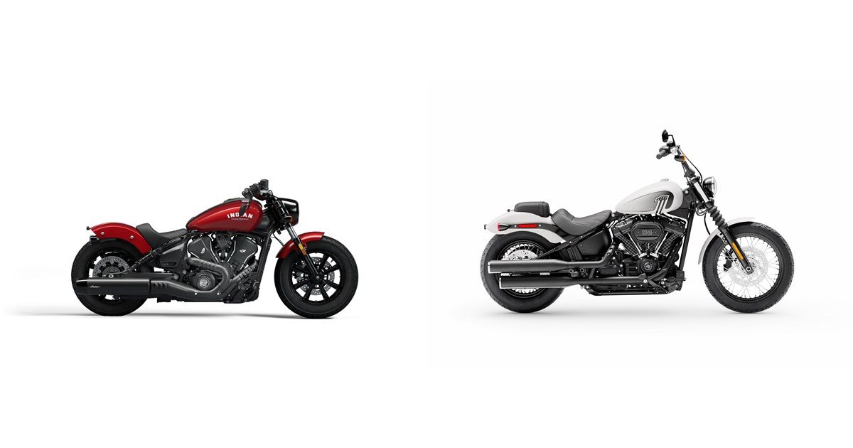 Indian Scout Bobber 2025 vs Harley-Davidson Softail Street Bob 114 ...