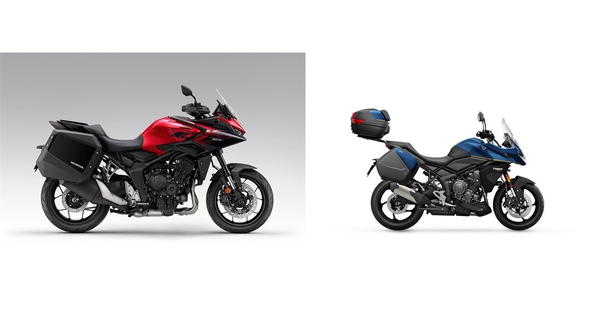 Comparaison des motos Honda CB1000GT 2026 VS. Triumph Tiger Sport 800 ...