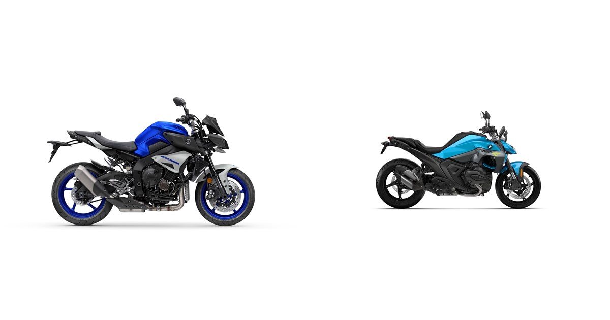 Yamaha MT-10 2020 vs BMW R 1300 R 2025