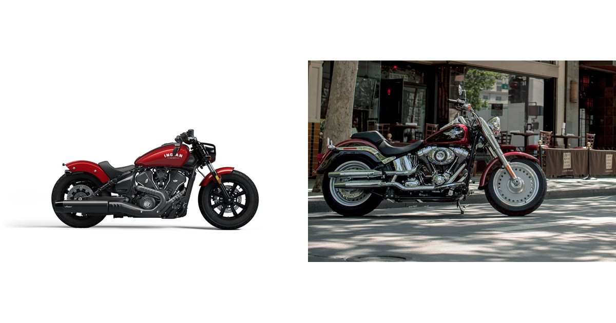 Indian Scout Bobber 2025 vs Harley-Davidson Softail Fat Boy FLSTF 2013