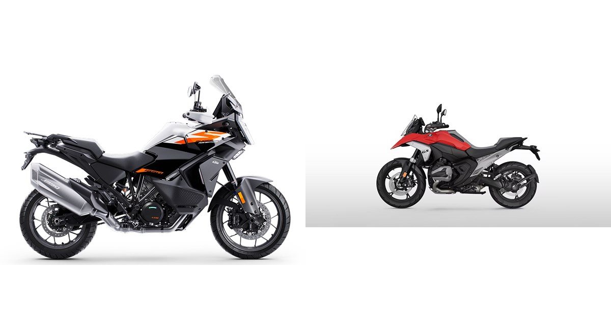 Motorrad Vergleich KTM 1390 Super Adventure S 2026 vs. BMW R 1300 GS 2026