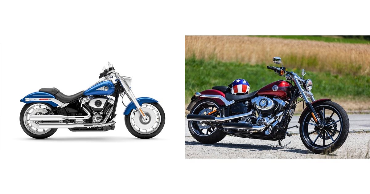 Harley-Davidson Fat Boy 117 2025 vs Harley-Davidson Softail Breakout ...