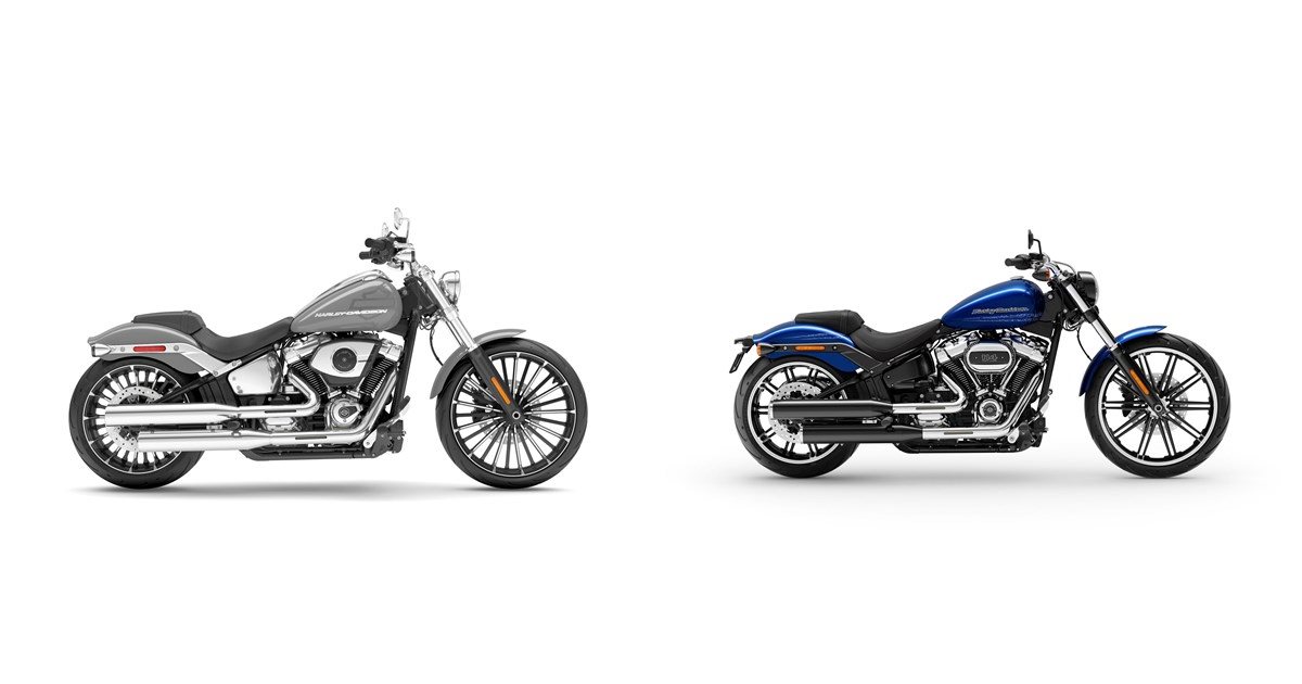 Motorrad Vergleich Harley-Davidson Softail Breakout 117 2025 vs. Harley ...