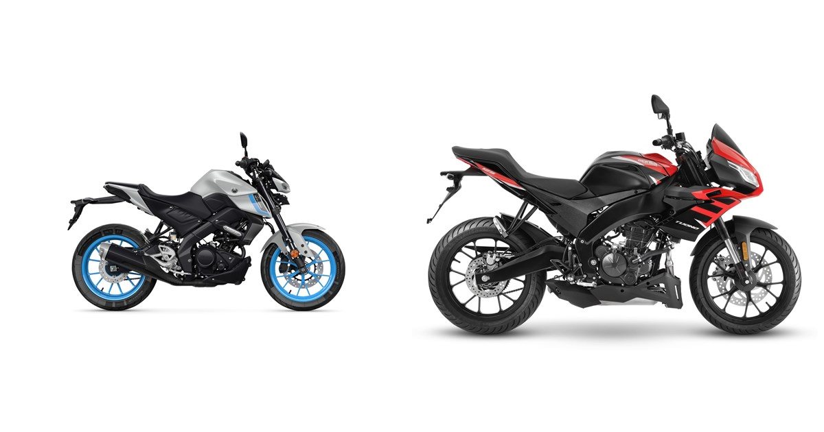 Yamaha MT-125 2026 vs Aprilia Tuono 125 2023