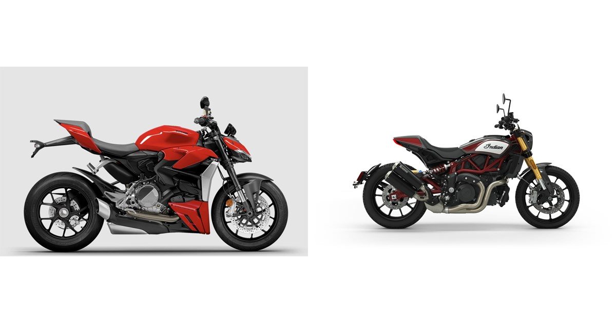 Ducati Streetfighter V2 2024 vs Indian FTR Carbon 2020