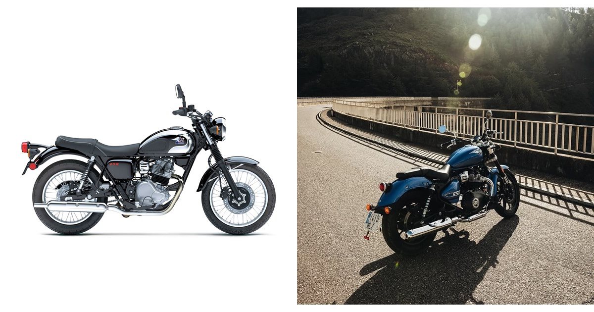 Motorrad Vergleich Kawasaki Meguro S1 2026 vs. Royal Enfield Super ...