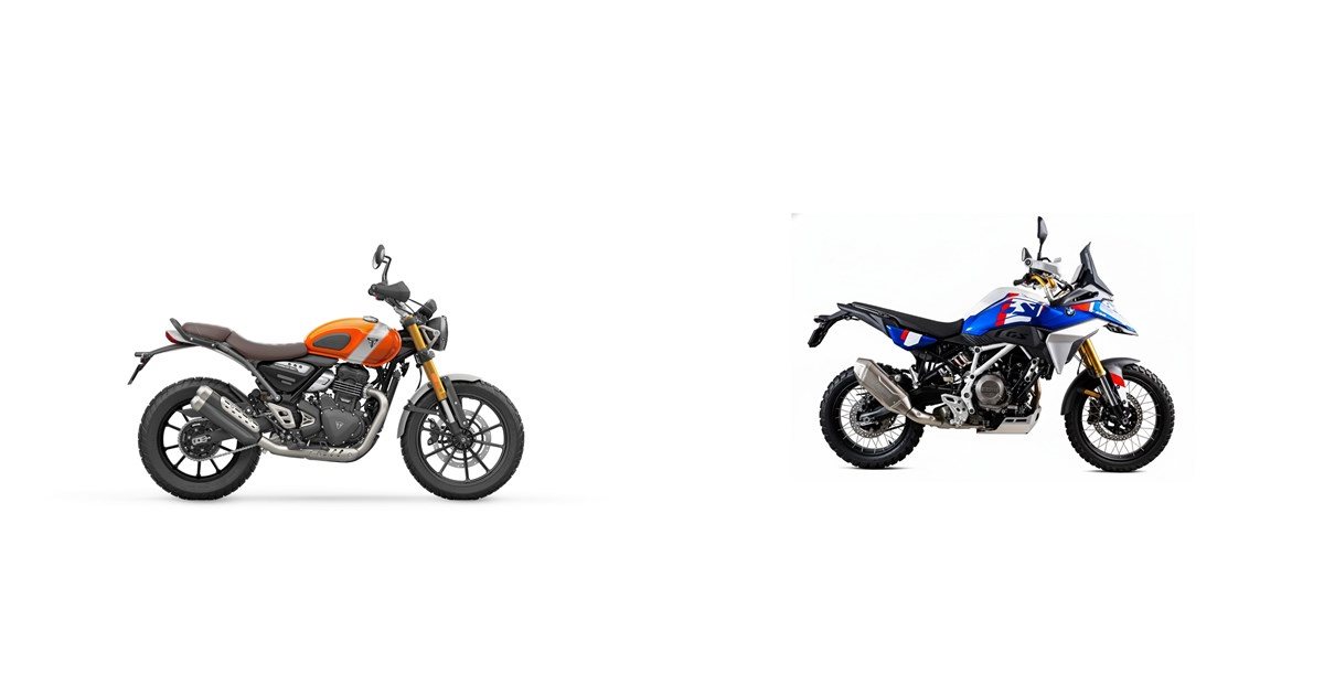 Comparaison des motos Triumph Scrambler 400 X 2025 VS. BMW F 450 GS 2026