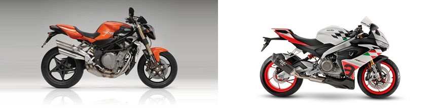 MV Agusta Brutale 910 S 2009 vs Aprilia RS 660 Extrema 2025