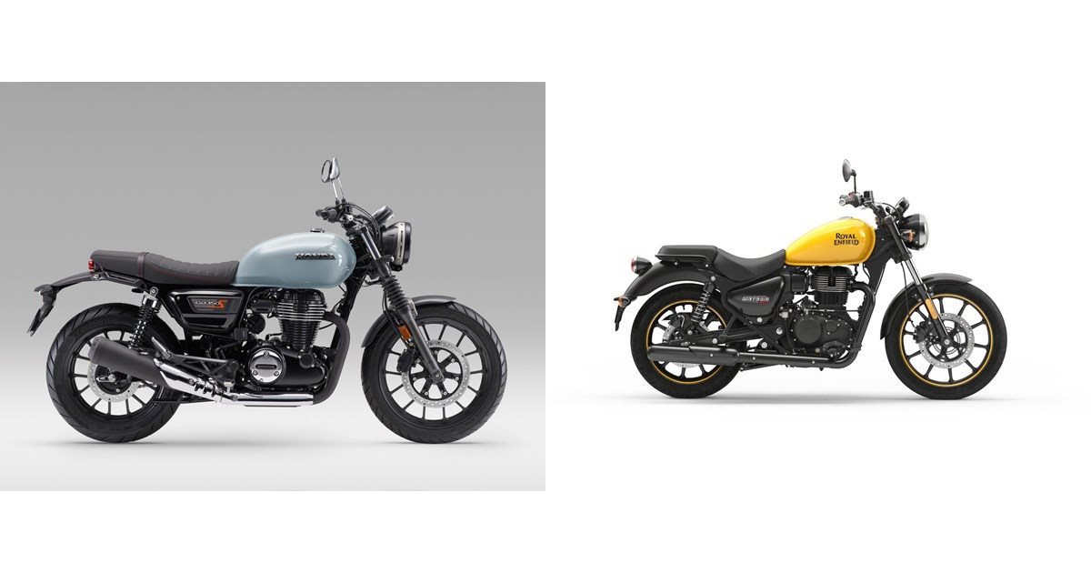Motorrad Vergleich Honda GB350S 2026 vs. Royal Enfield Meteor 350 ...