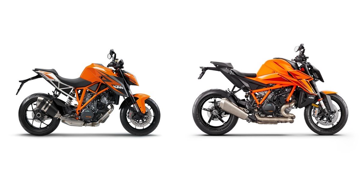 Motorrad Vergleich KTM 1290 Super Duke R 2015 vs. KTM 1390 Super Duke R ...