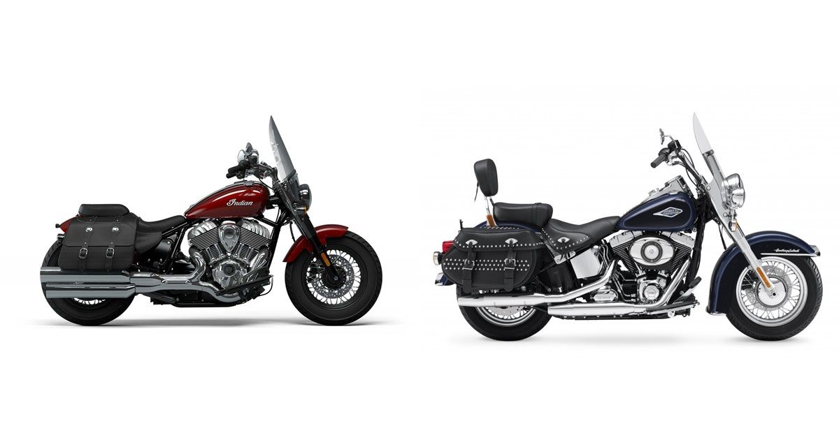 Indian Super Chief Limited 2025 vs Harley-Davidson Softail Heritage ...