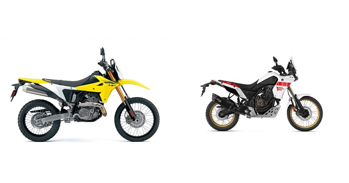 Suzuki DR-Z4S 2026 vs Yamaha Tenere 700 Rally Edition 2023