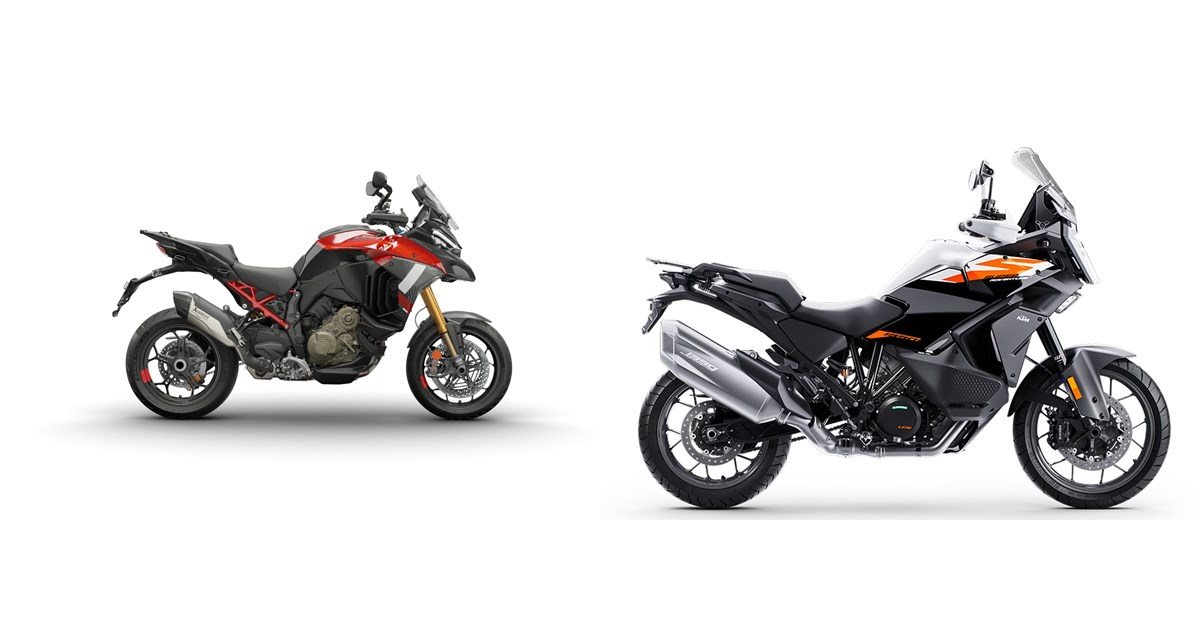 Ducati Multistrada V4 Pikes Peak 2025 vs KTM 1390 Super Adventure S 2026