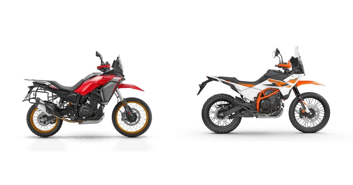QJ Motor SRT 450 RX 2026 vs KTM 390 Adventure R 2026