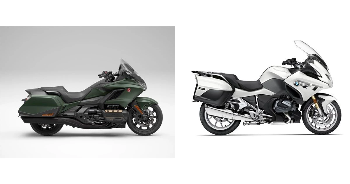 Honda GL 1800 Goldwing DCT 2024 vs BMW R 1250 RT 2024