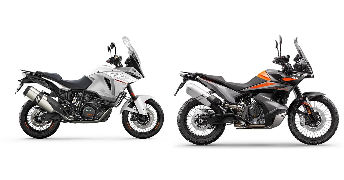 KTM 1290 Super Adventure T 2017 vs KTM 890 Adventure 2023