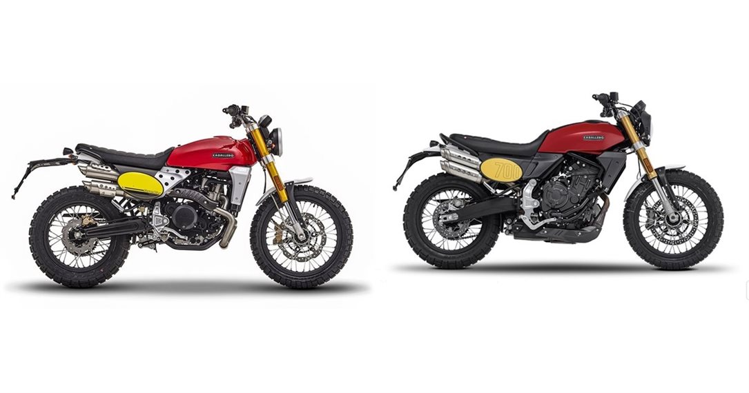 Motorrad Vergleich Fantic Caballero Scrambler 500 2025 vs. Fantic ...