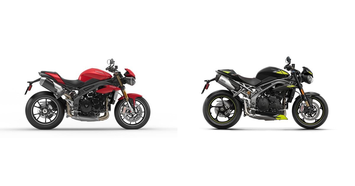 Motorrad Vergleich Triumph Speed Triple S 2017 vs. Triumph Speed Triple ...