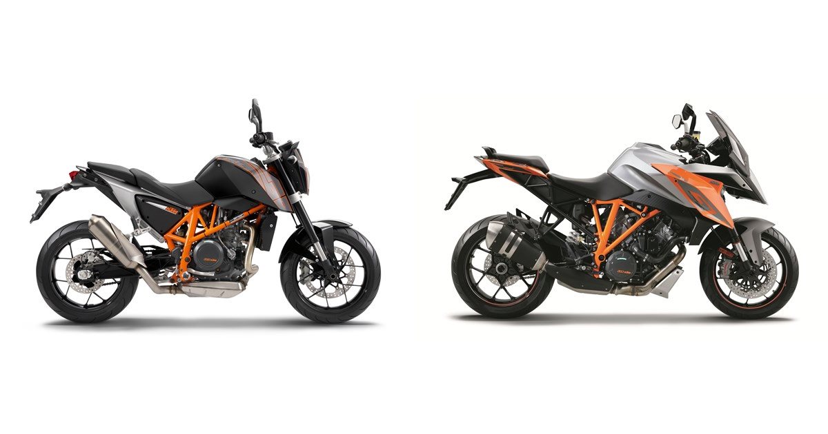 KTM 690 Duke 2014 vs KTM 1290 Super Duke GT 2017