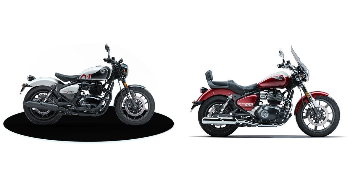 Motorrad Vergleich Royal Enfield Shotgun 650 2025 vs. Royal Enfield ...