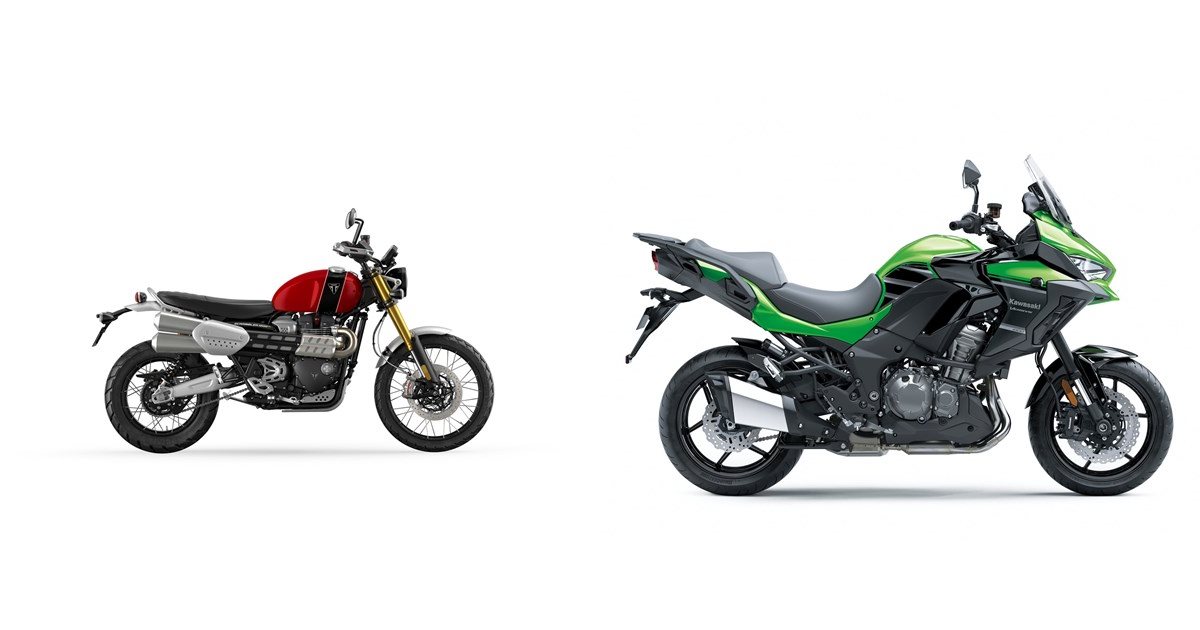 Triumph Scrambler 1200 XE 2023 vs Kawasaki Versys 1000 2020