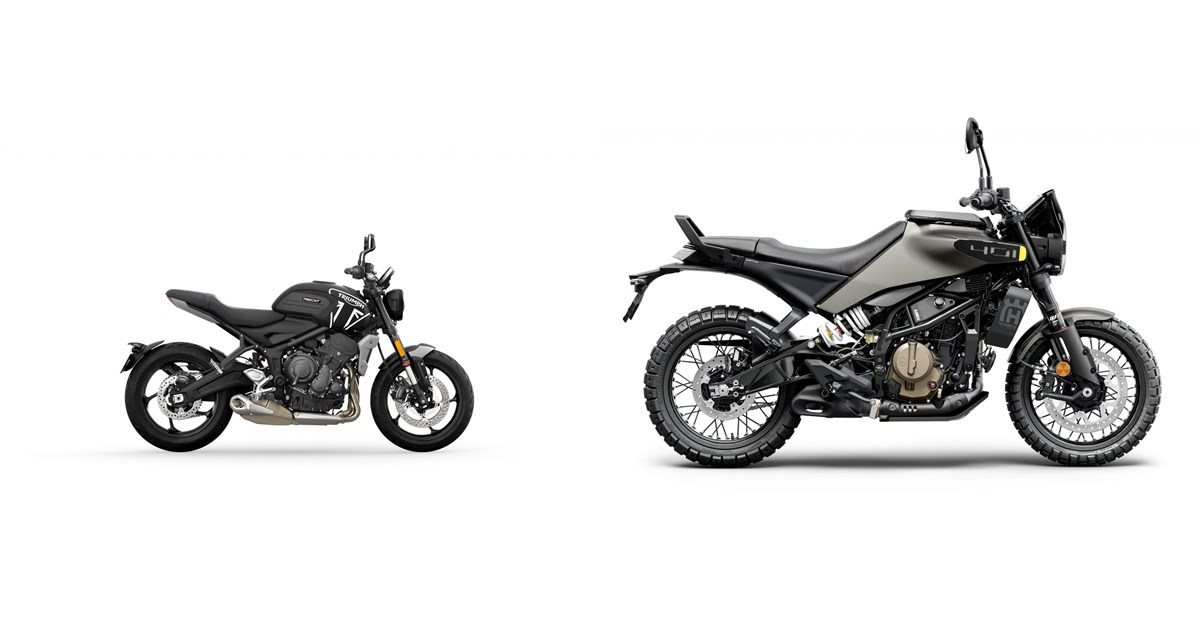 Motorrad Vergleich Triumph Trident 660 2022 vs. Husqvarna Svartpilen ...