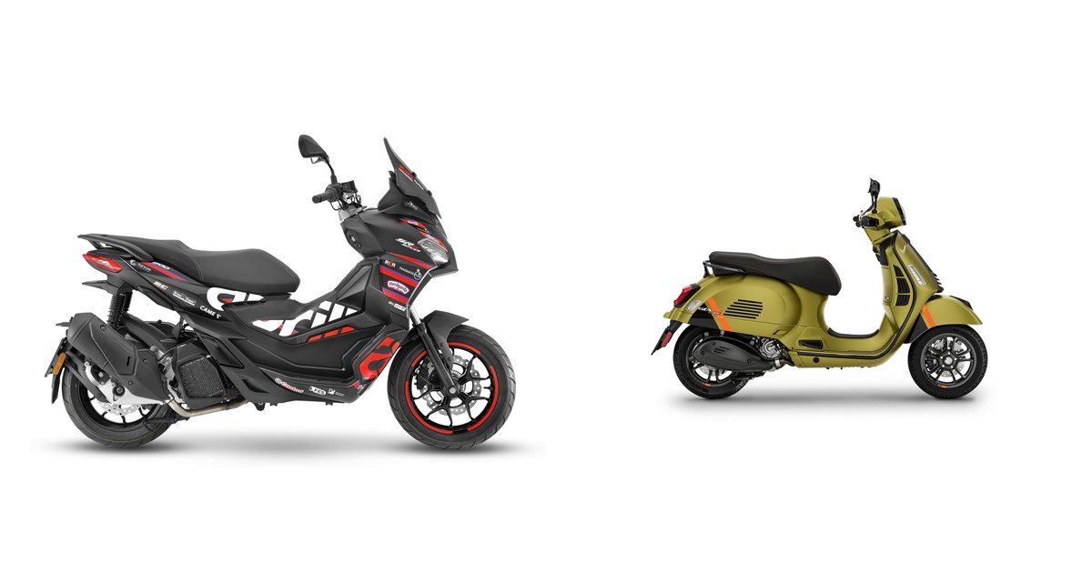 Aprilia SR GT Replica 200 2025 vs Vespa GTS 300 Super Sport 2024