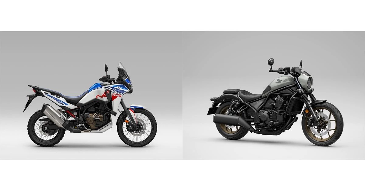 Honda CRF1100L Africa Twin DCT 2024 vs Honda CMX1100 Rebel SE DCT 2026
