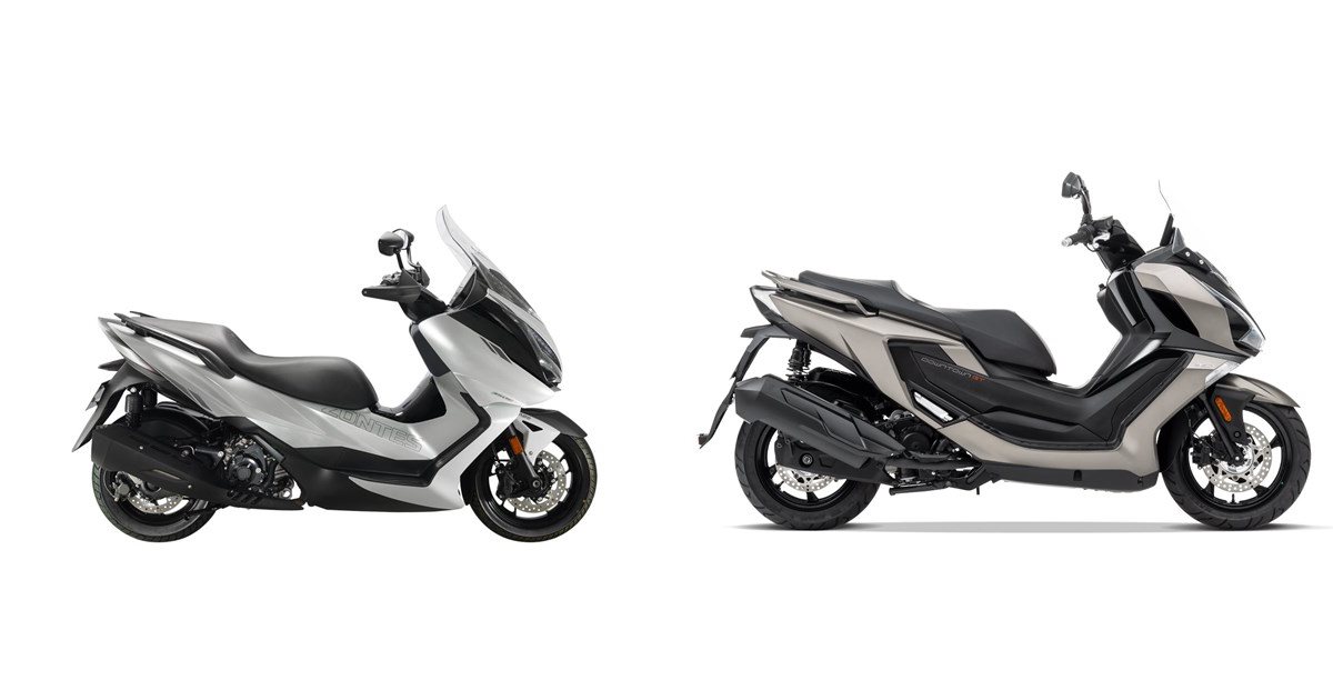 Zontes 368E 2025 vs Kymco Downtown GT 350i TCS 2026