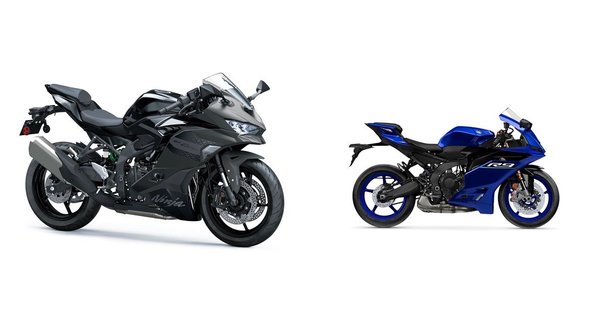 Kawasaki Ninja ZX-4RR 2026 vs Yamaha R9 35kW 2026