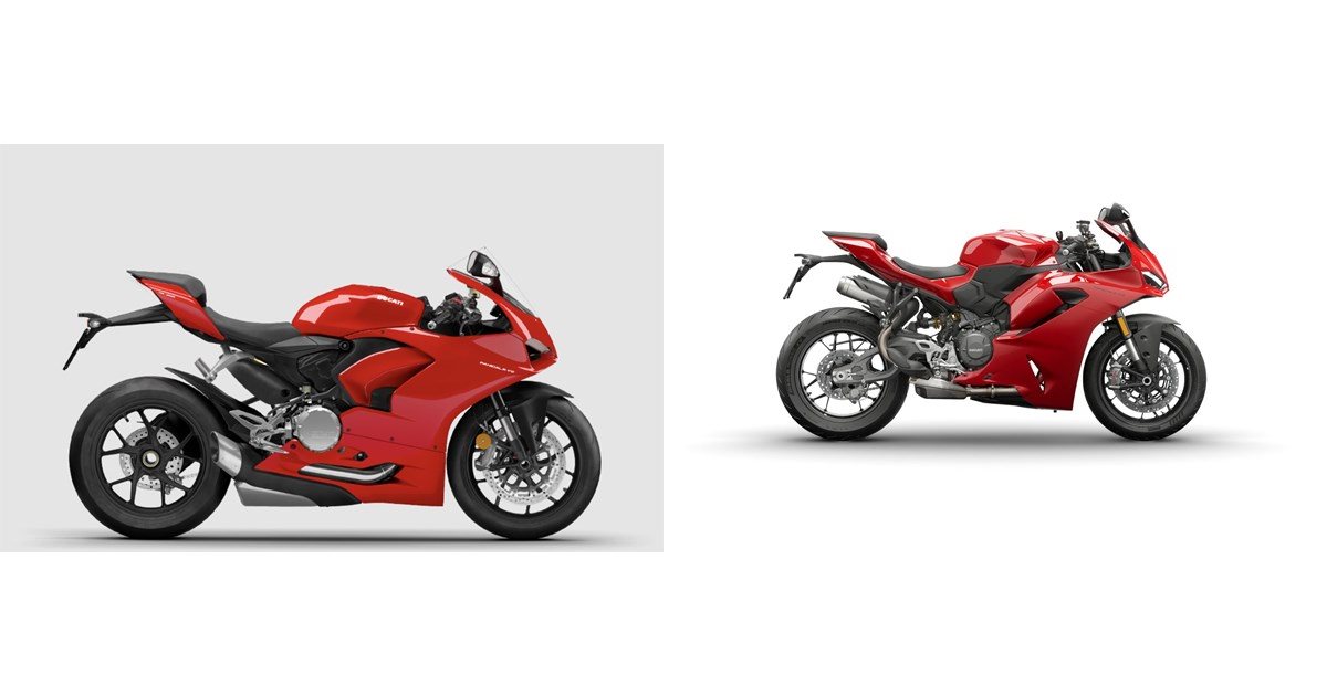 Motorrad Vergleich Ducati Panigale V2 2024 vs. Ducati Panigale V2 2026