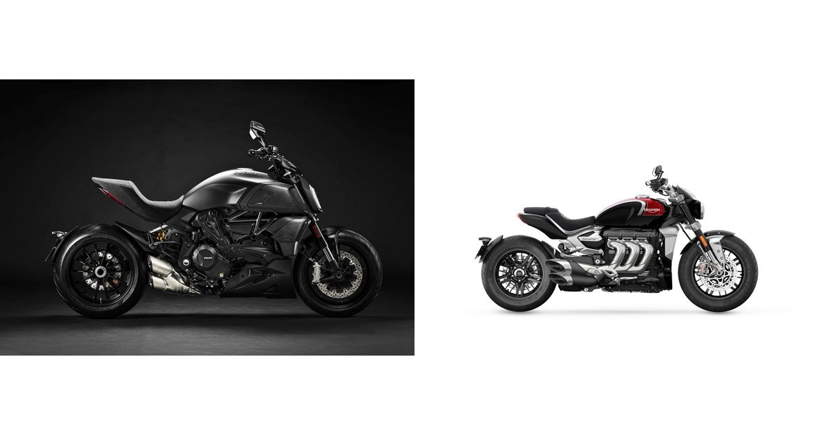 Ducati Diavel 1260 2021 vs Triumph Rocket 3 R 2024