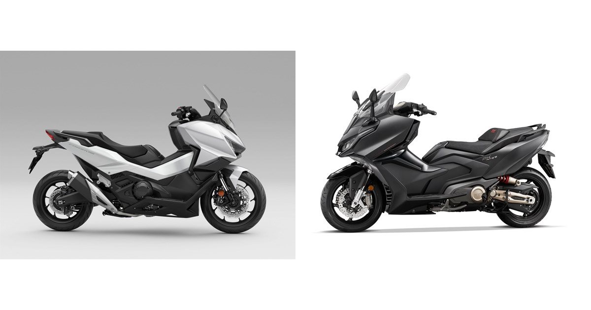 Honda Forza 750 2026 vs Kymco AK 575i ABS Premium 2026