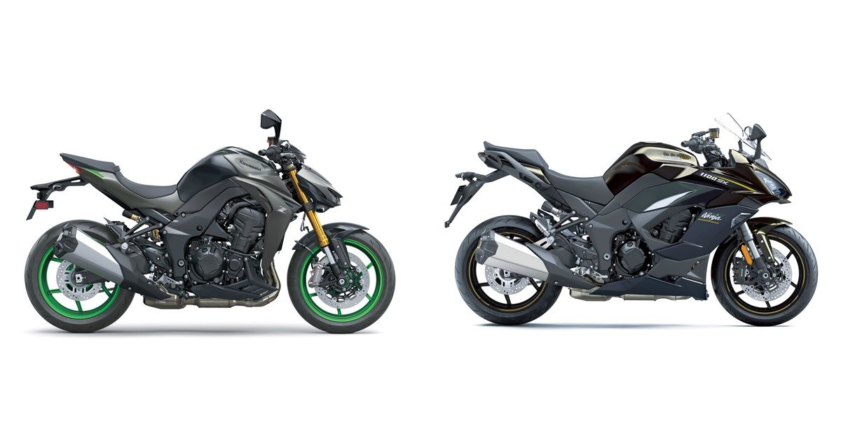 Kawasaki Z1100 SE 2026 vs Kawasaki Ninja 1100SX 2026