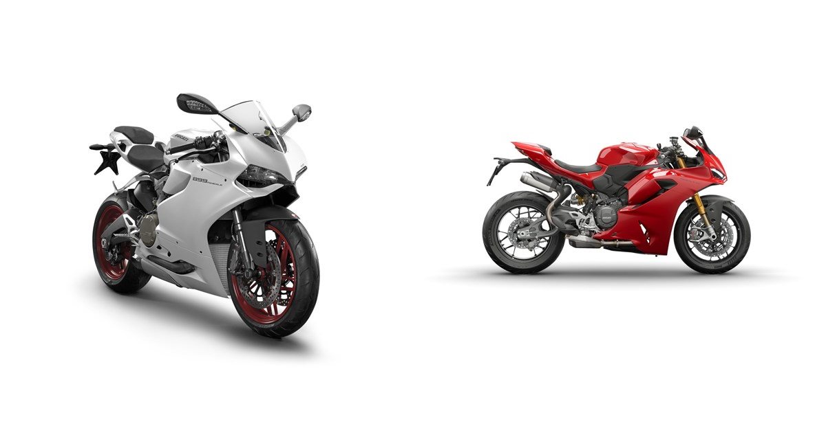 Motorrad Vergleich Ducati 899 Panigale 2014 vs. Ducati Panigale V2 S 2026
