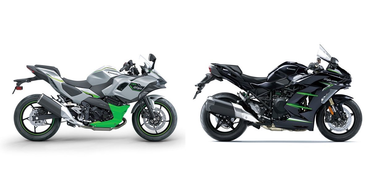 Kawasaki Ninja 7 Hybrid 2025 vs Kawasaki Ninja H2 SX 2024