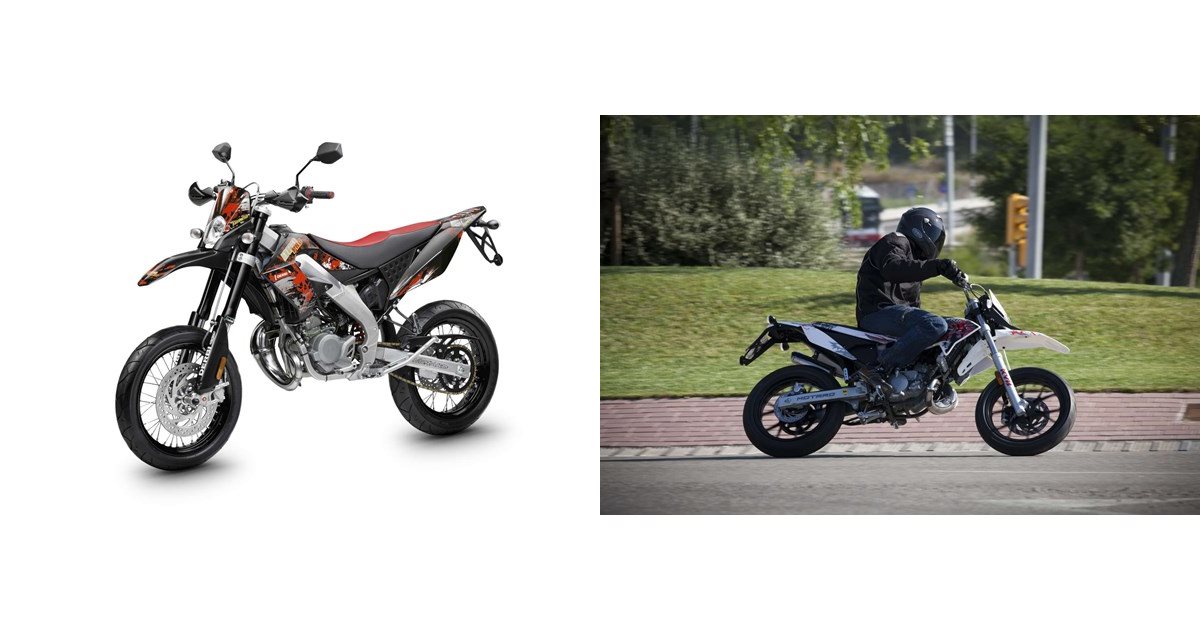 Motorrad Vergleich Derbi Senda DRD Pro 50 SM 2016 vs. Derbi Senda DRD ...