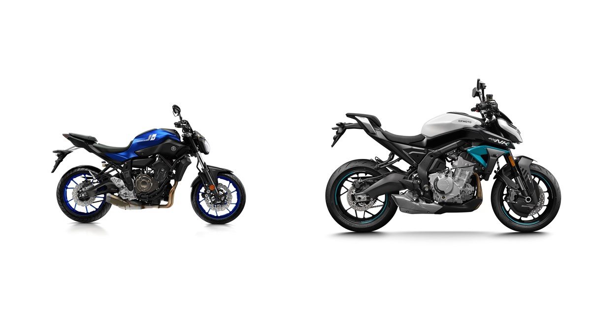 Yamaha MT-07 2017 vs CFMOTO 675NK 2025