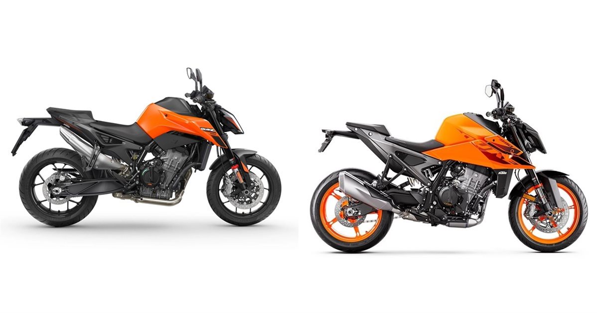 KTM 790 Duke 2026 vs KTM 990 Duke 2025
